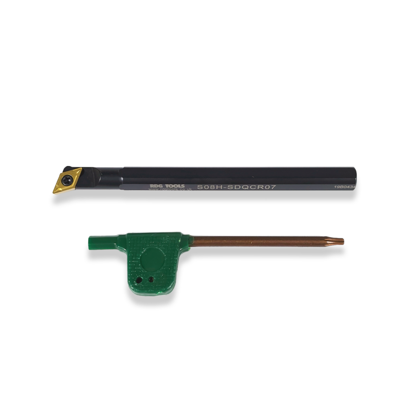 8MM Lathe indexable boring bar DCMT 07 - Myford Tools
