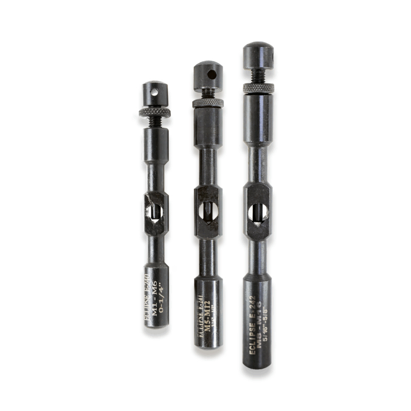 Eclipse Bar Type Tap Wrench Set M1-M6 E240, M3-M12 E241 & M4-M16 E242 ...