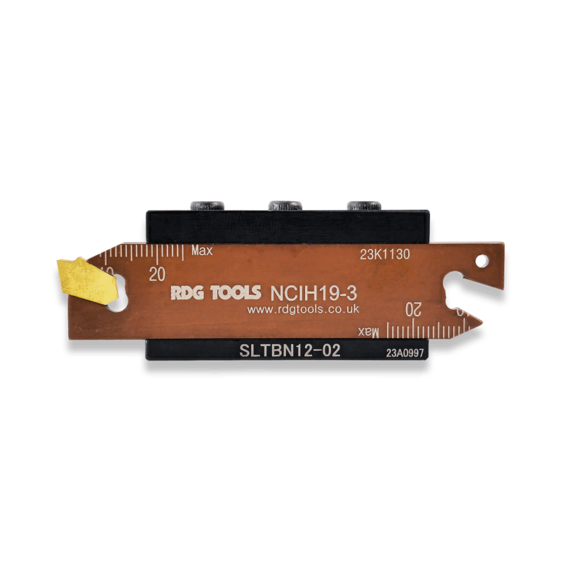 12mm Shank Indexable Parting Tool 3mm x 19mm blade - Myford Tools