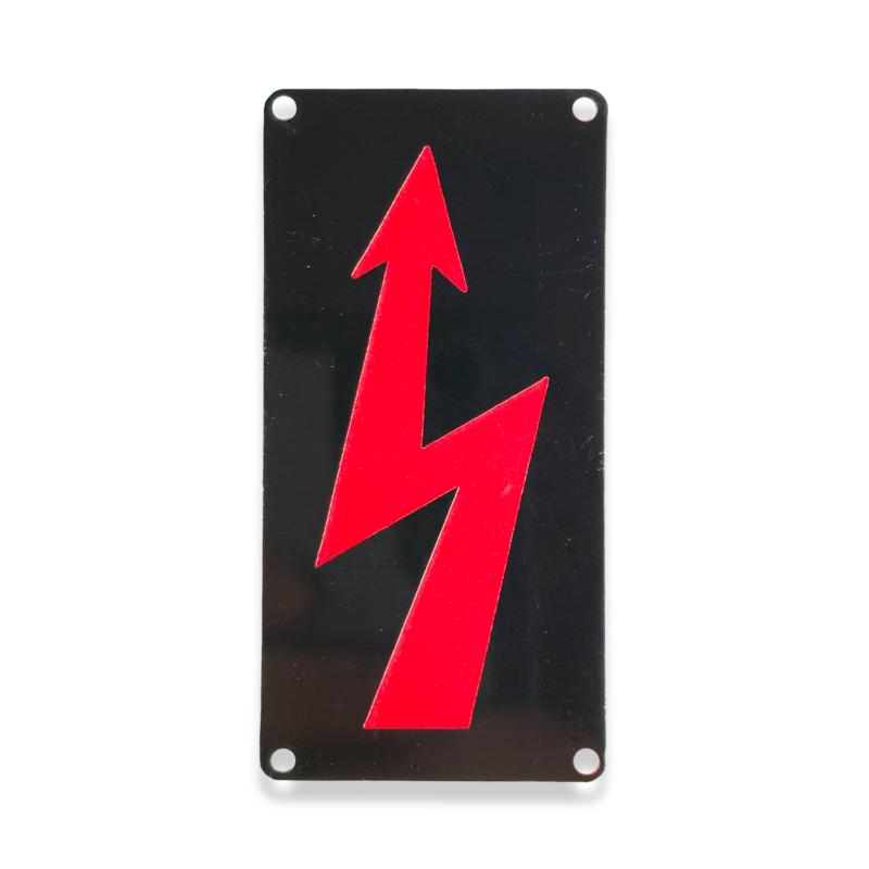 MYFORD ELECTRICAL WARNING PLATE - Myford Tools