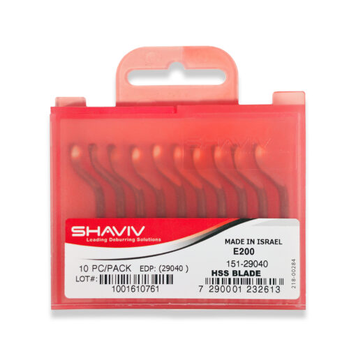 Shaviv E200 Heavy Duty Deburring Blades x 10 For Powdery Chips ...