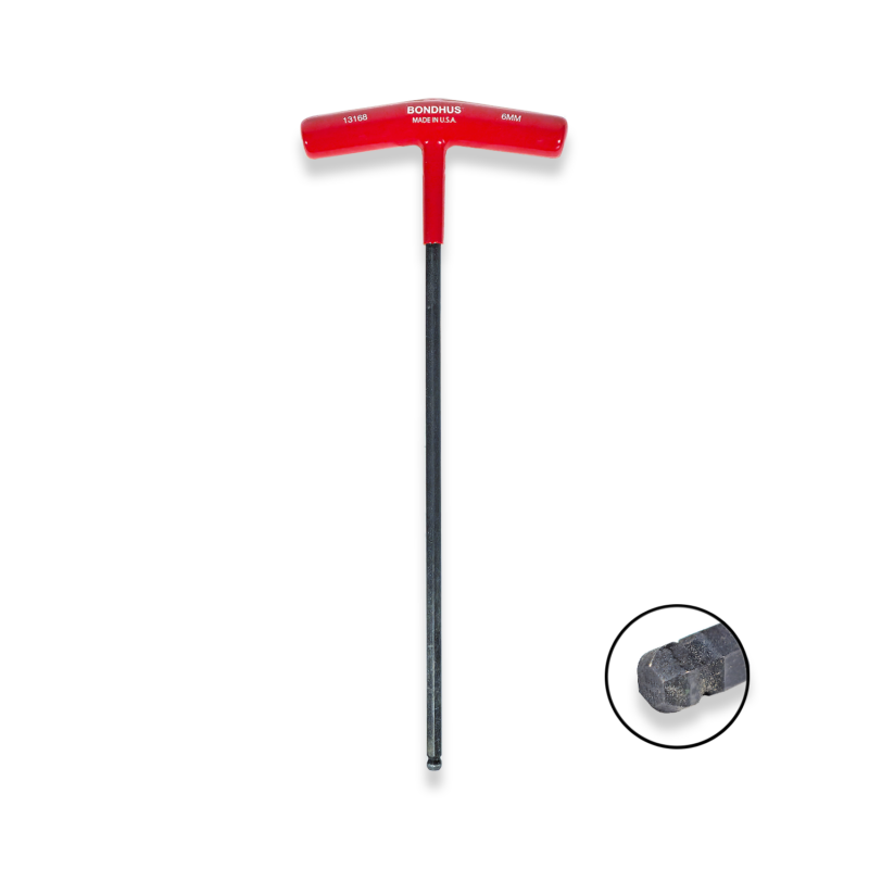 BONDHUS 6mm T-Handle Ball End Driver 13168 - Myford Tools