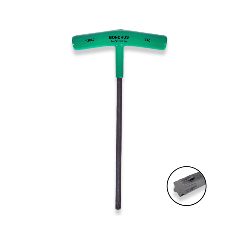 BONDHUS T-Handle T40 Torx Hex Driver 33040 - Myford Tools