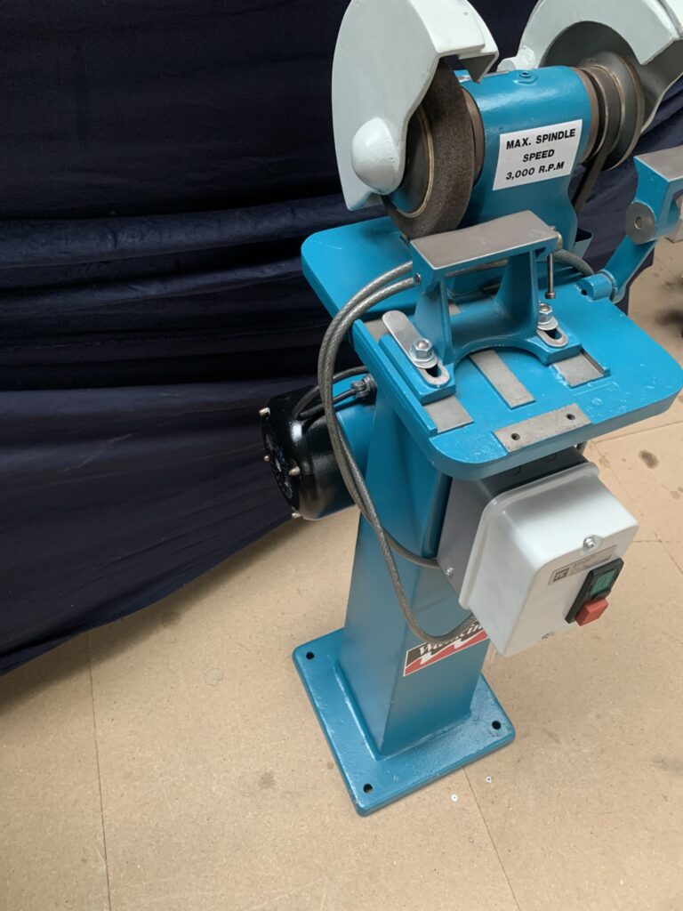 Wadkin floor standing grinder 3 phase bench grinder - Myford Tools