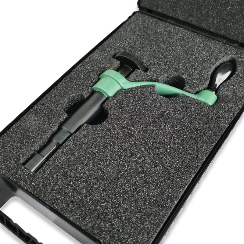 GREEN SPINDLE DRIVING HANDLE 20/197 IN FITTED HARD CASE - Myford Tools