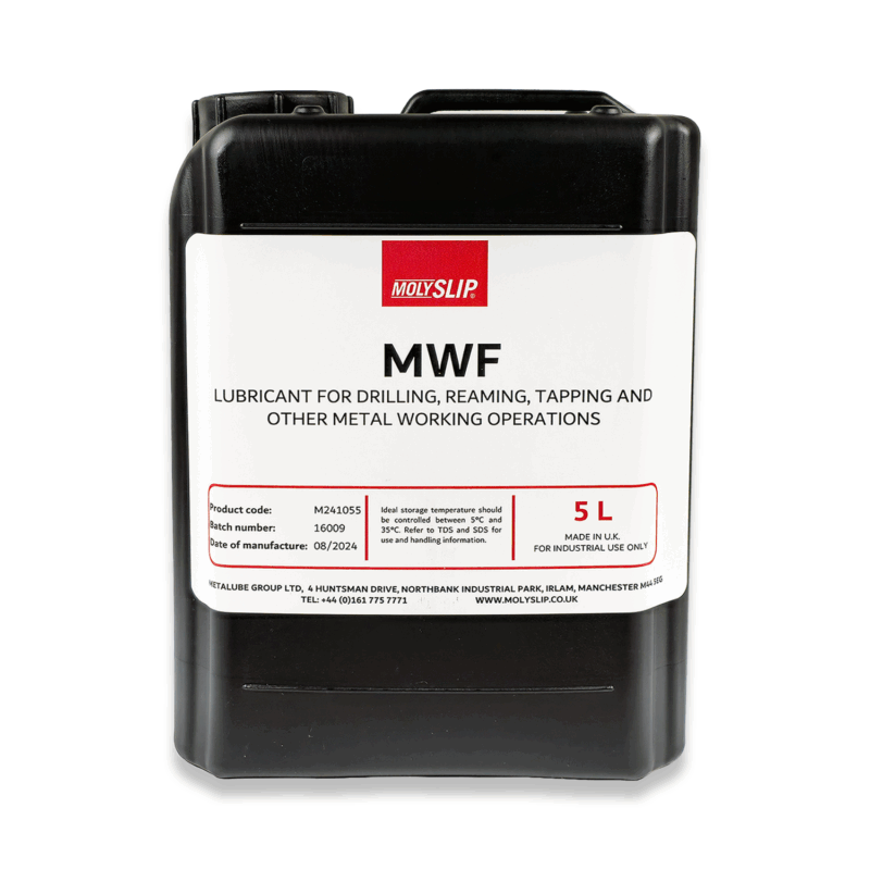 MOLYSLIP MWF Concentrated Metal Working Fluid 5L - Myford Tools